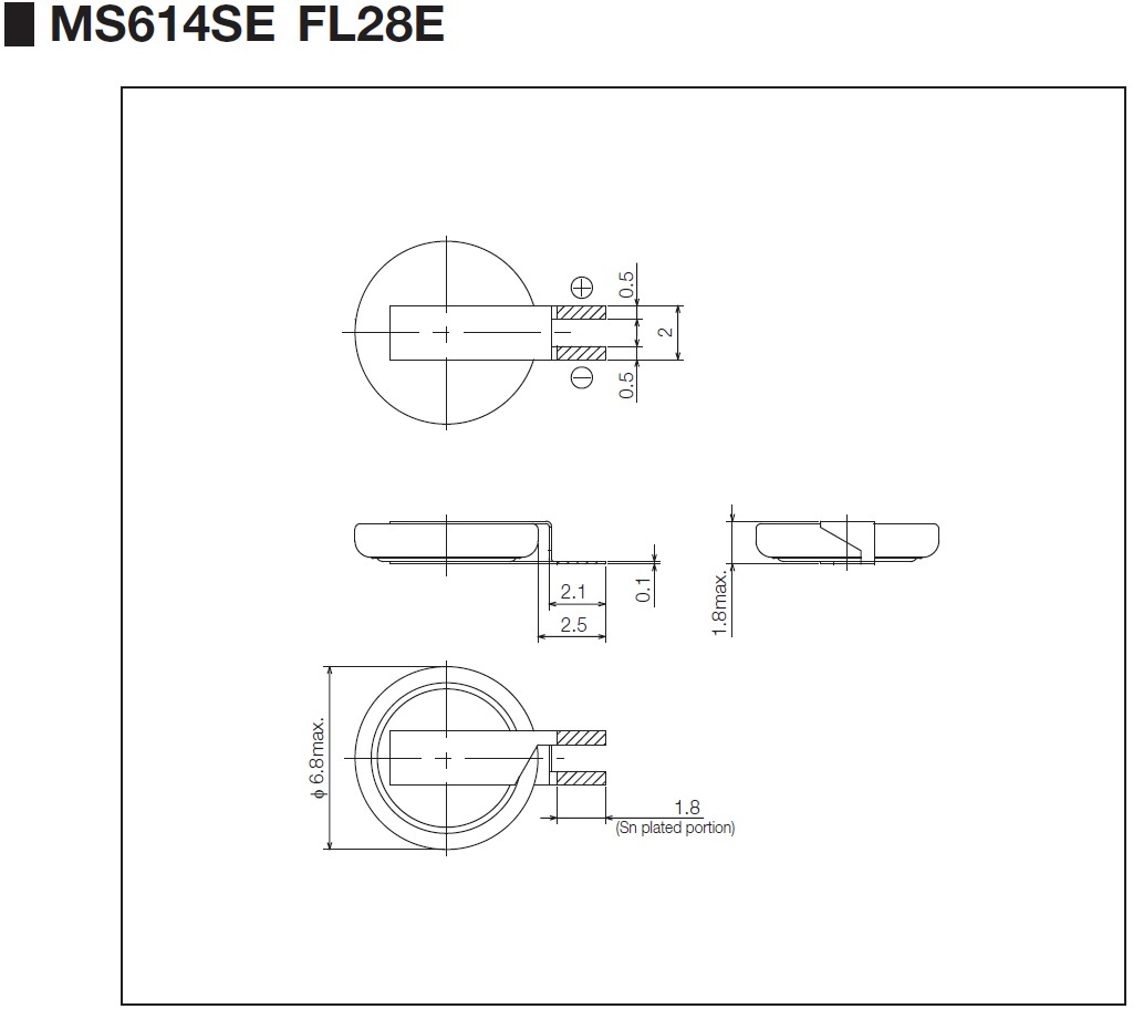 MS614SE | Seiko Instruments Inc. Micro Energy Division
